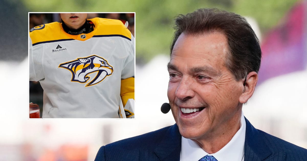 Nick Saban explains joining Nashville Predators minority ownership ...