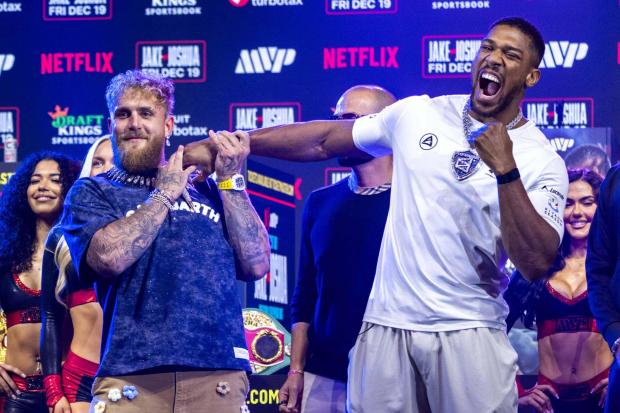 What time and day to watch Jake Paul v Anthony Joshua on Netflix in the UK