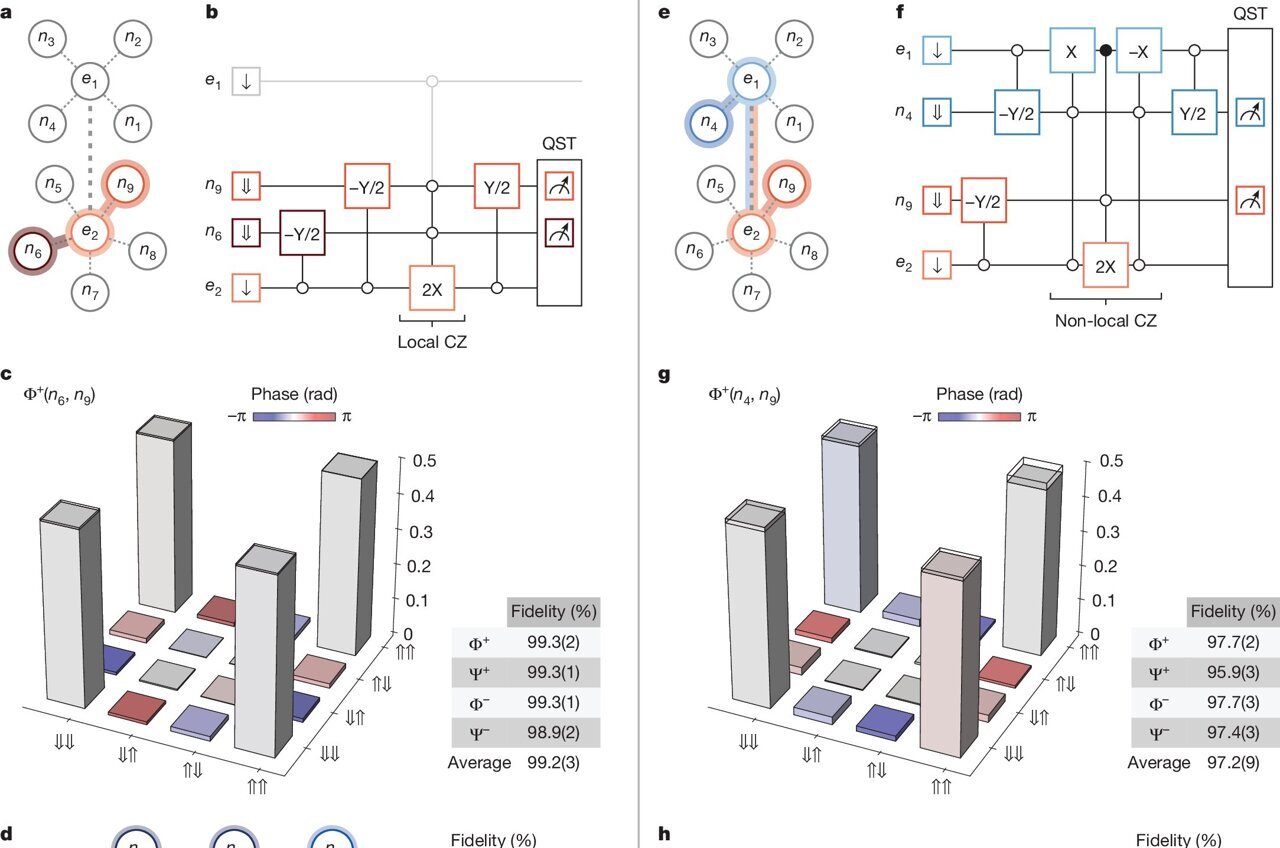 Silicon atom processor links 11 qubits with more than 99% fidelity