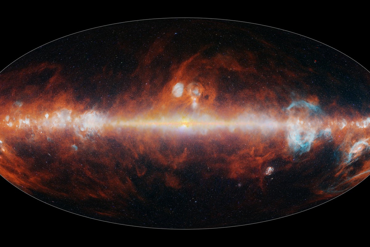 Scientists just released a stunning new cosmic map