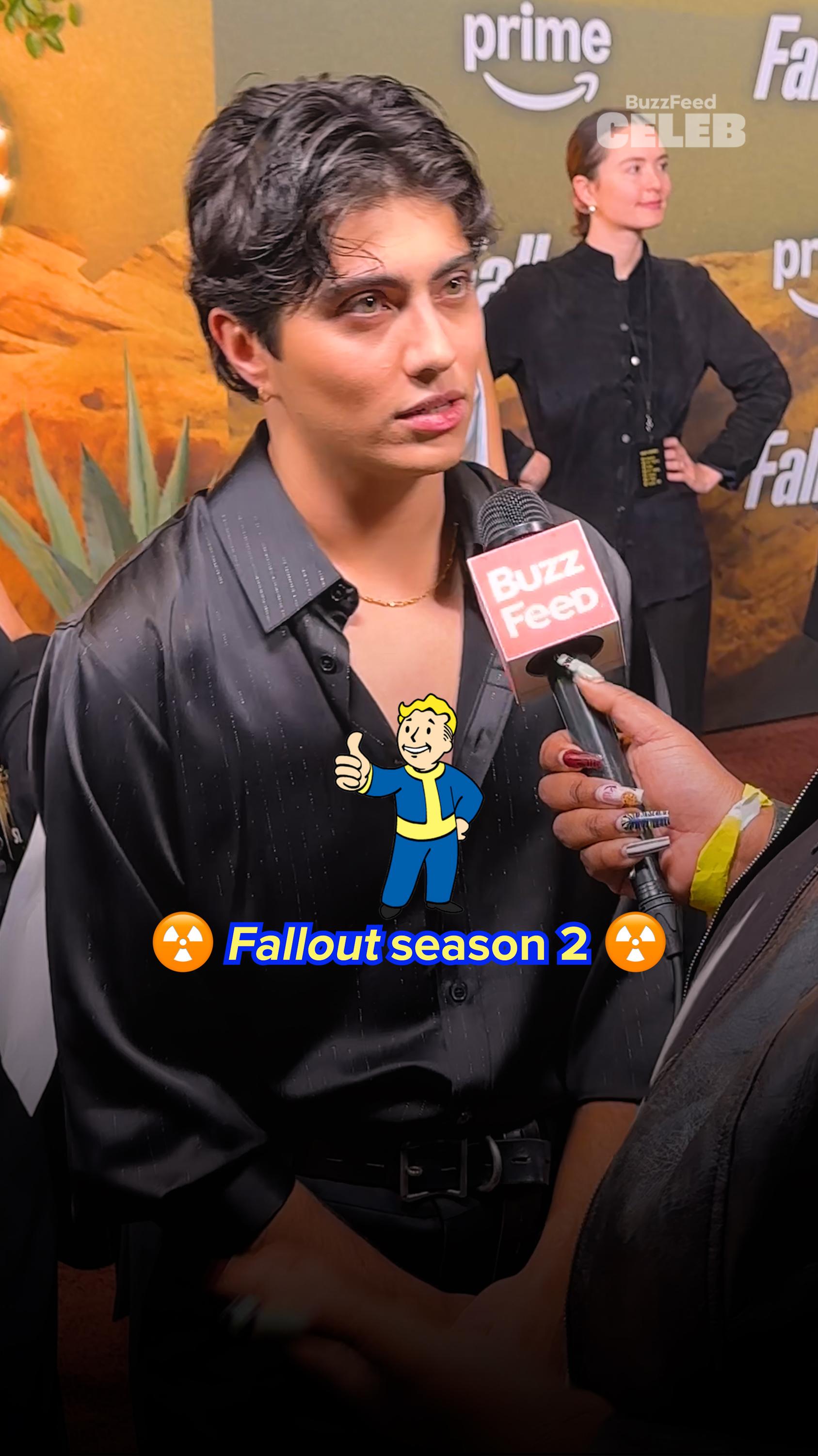 Fallout season 2 red carpet interview | Wasteland or vault romance