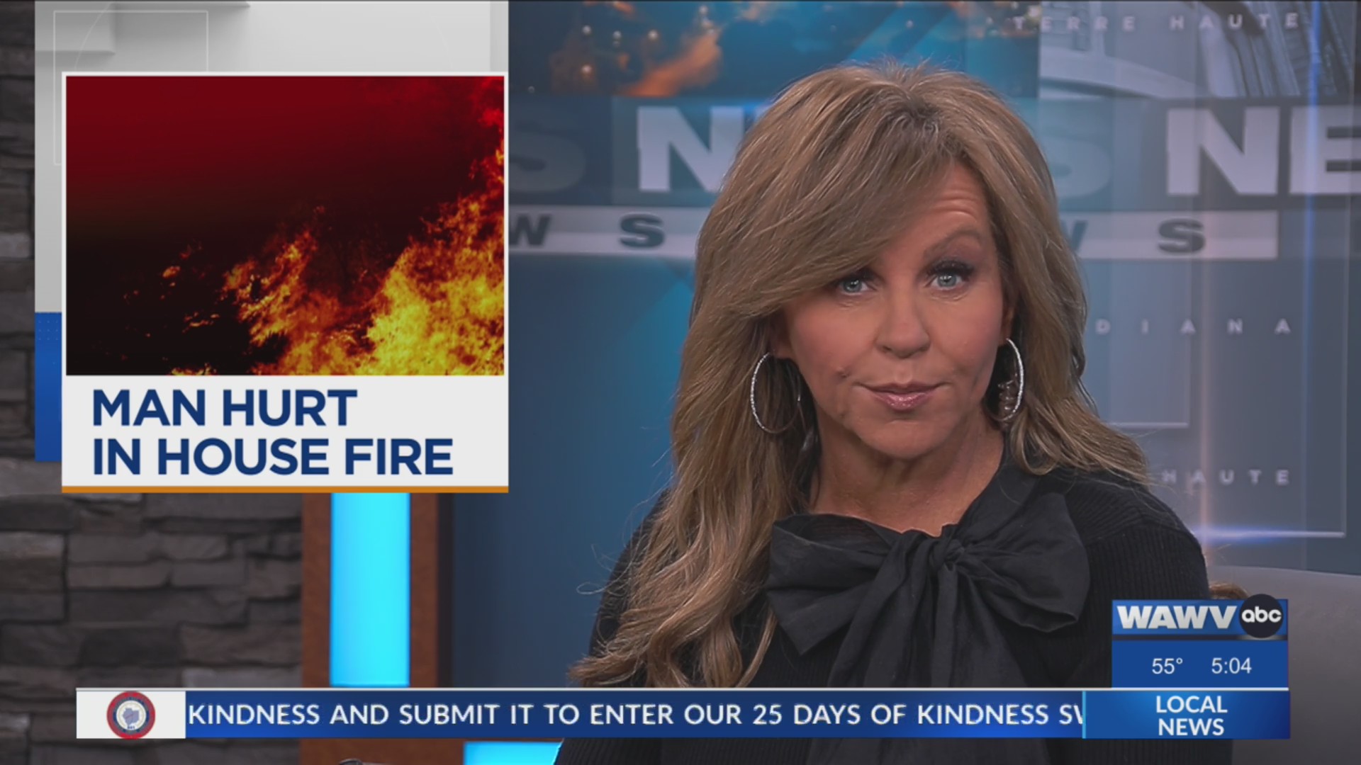 Terre Haute man in serious condition after Wednesday night fire