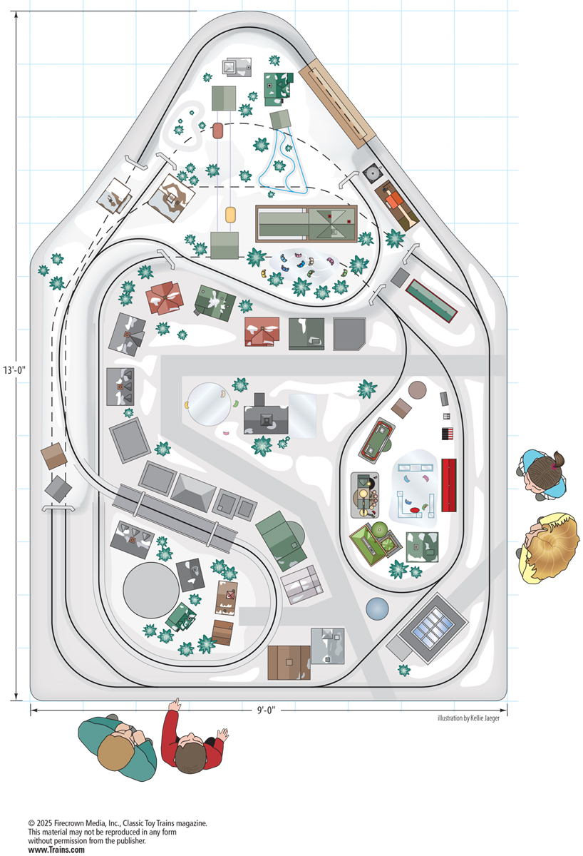 Bob and Diane Zwieg's O gauge layout