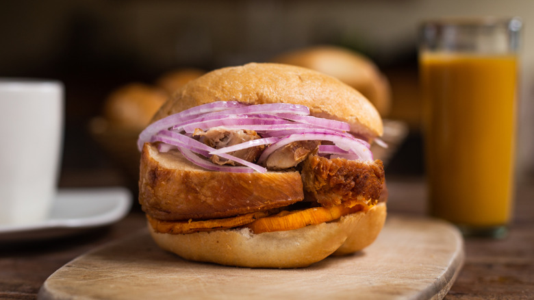 This Peruvian sandwich mixes sweet potato and pork belly — and you can ...