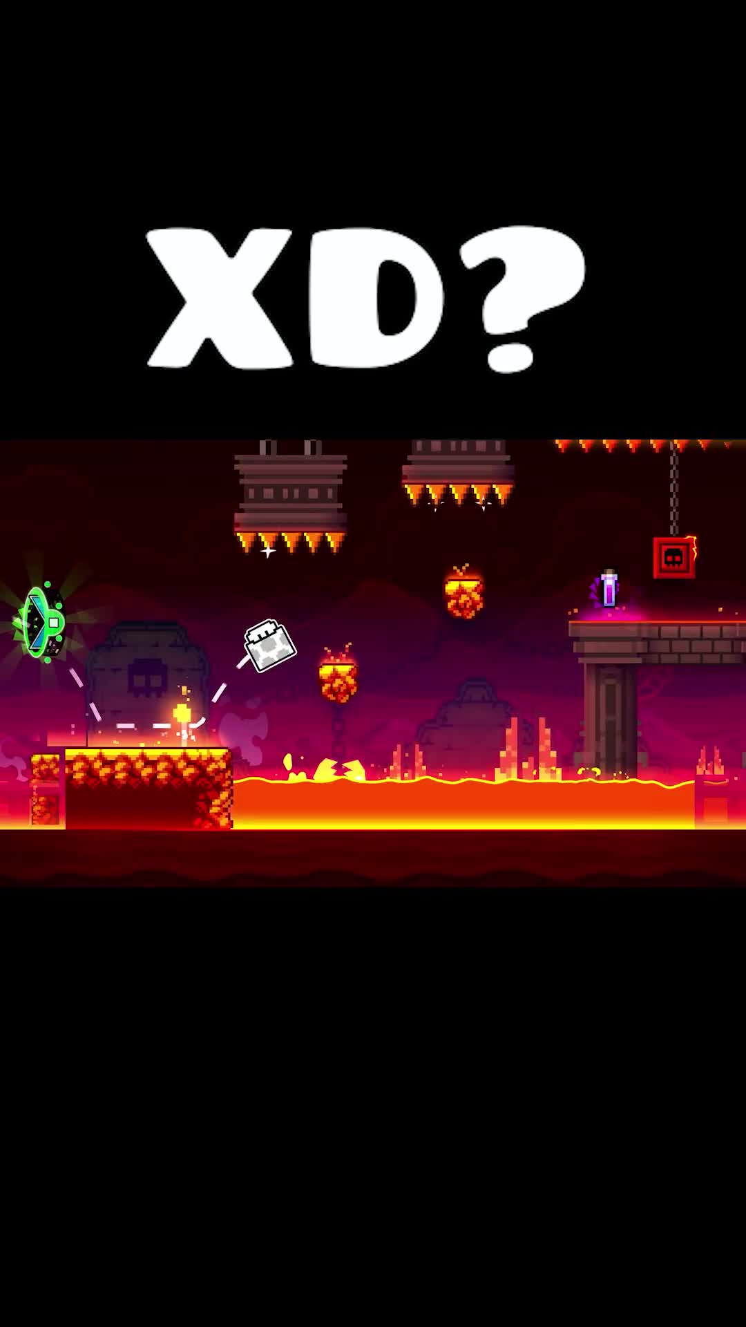 Dash really syncs with Space Invaders - Geometry Dash 2.2 #shorts