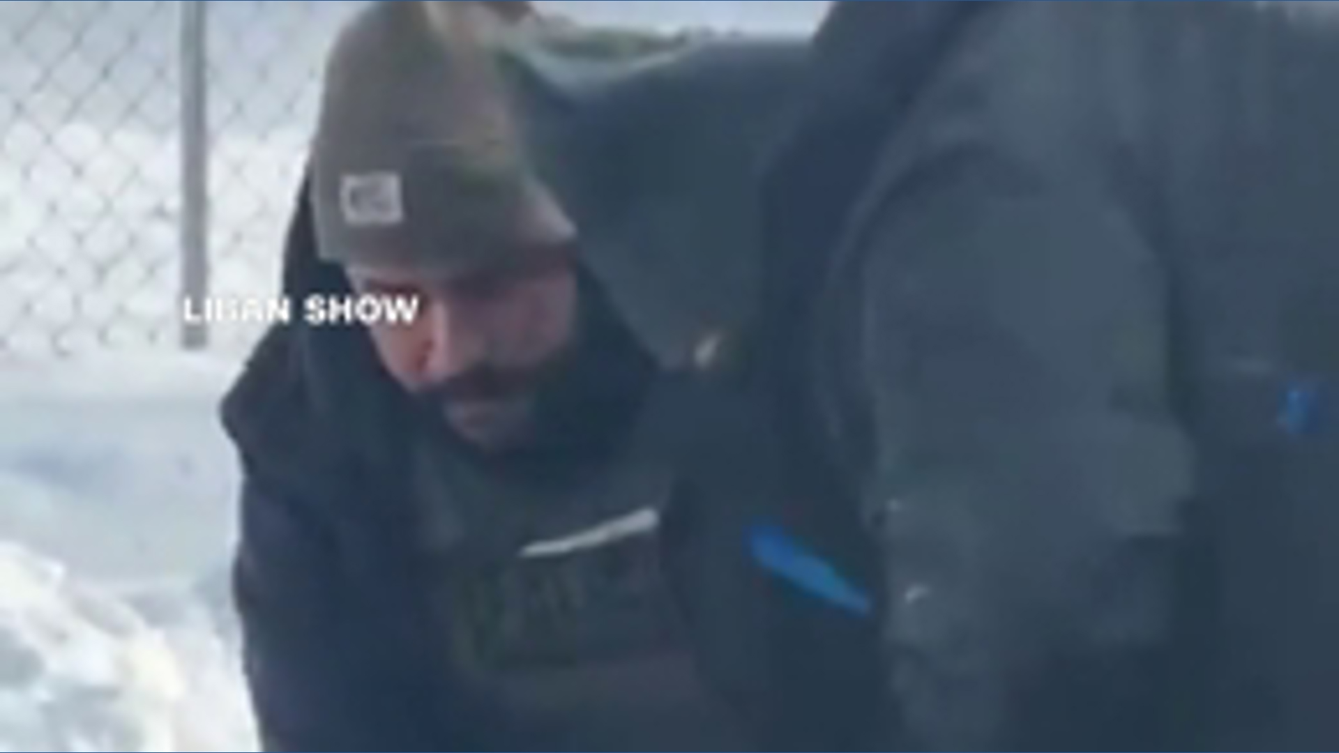 ICE agents held woman's face down in snow