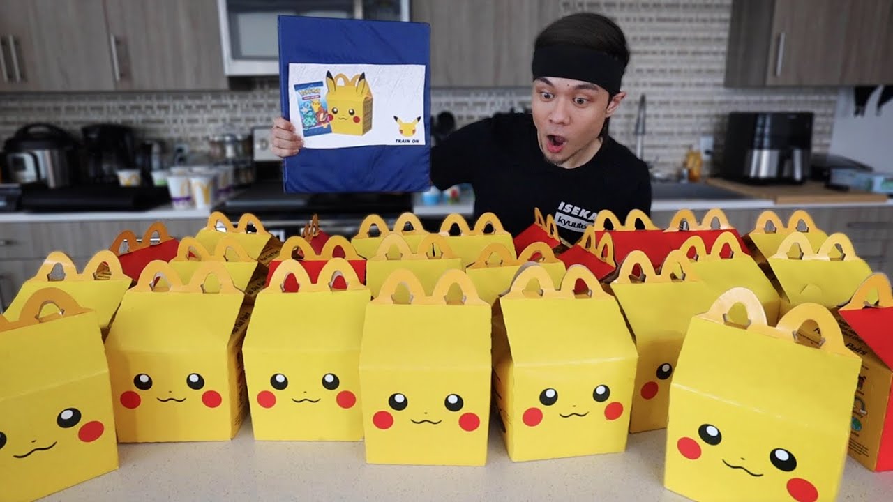 I eat McDonald's Happy Meals to catch them all!🍔