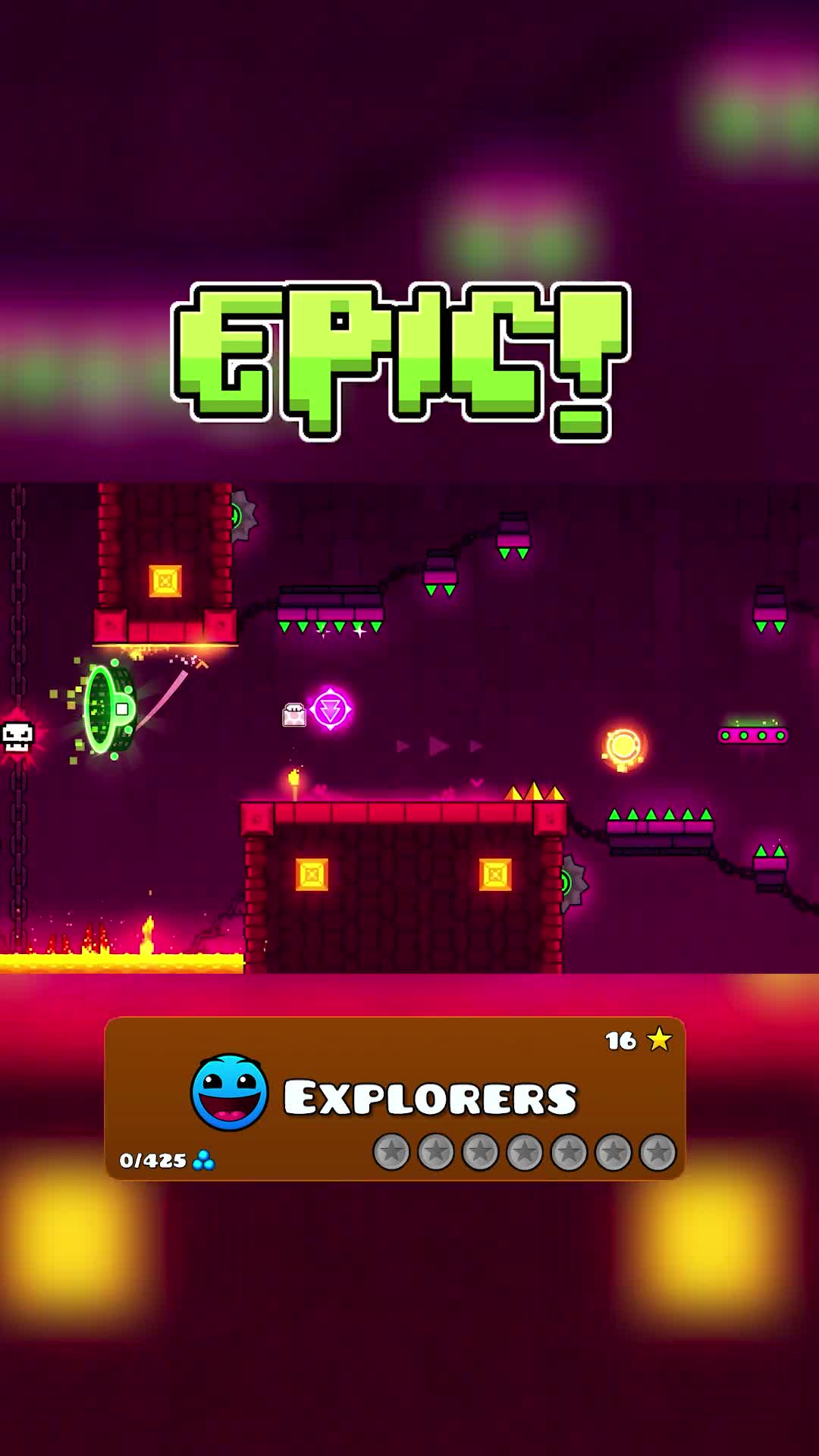 Geometry Dash epic moment #shorts #memes