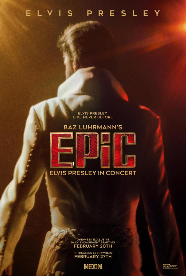 Look: 'Epic: Elvis in concert' poster teases iconic Presley Vegas outfit