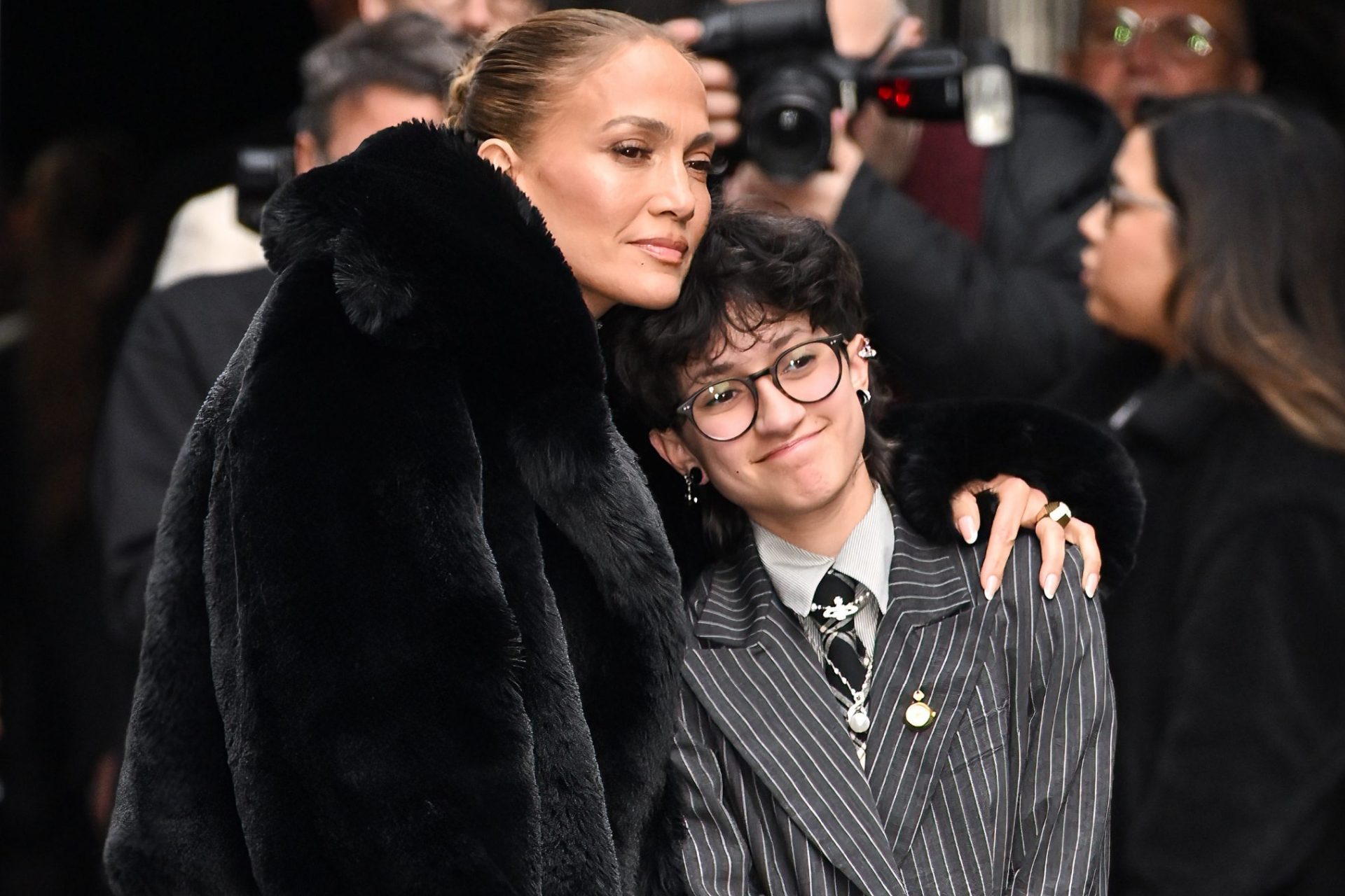 The bold look of Emme Muñiz, Jennifer Lopez's nonbinary kid