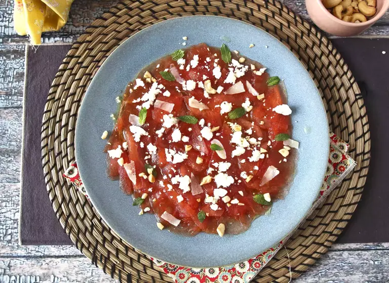 Watermelon carpaccio: The refreshing summer starter