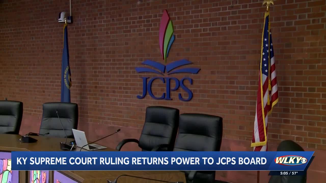 Kentucky Supreme Court ruling returns power to JCPS board