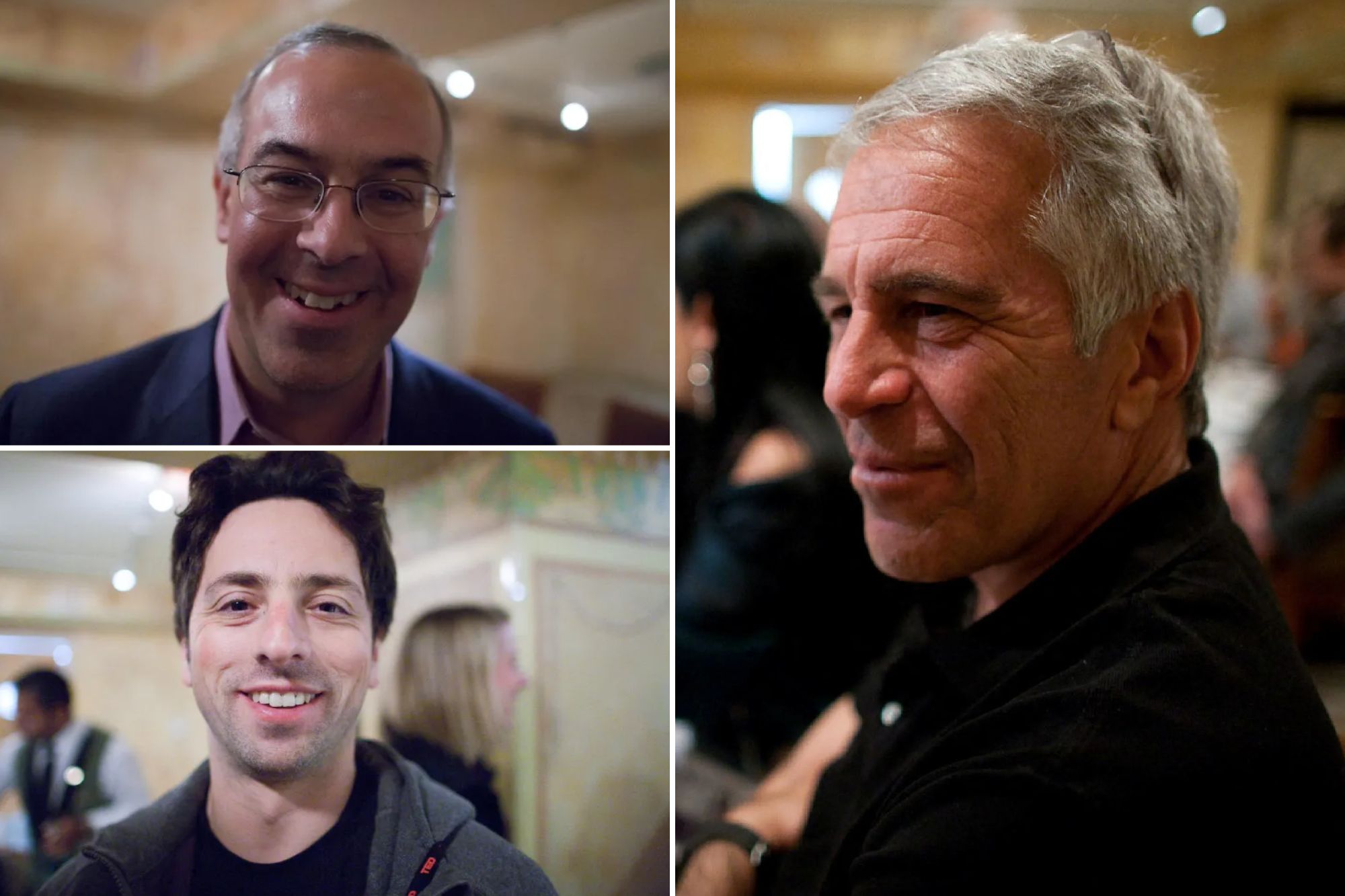 New York Times columnist David Brooks, Google co-founder Sergey Brin ...