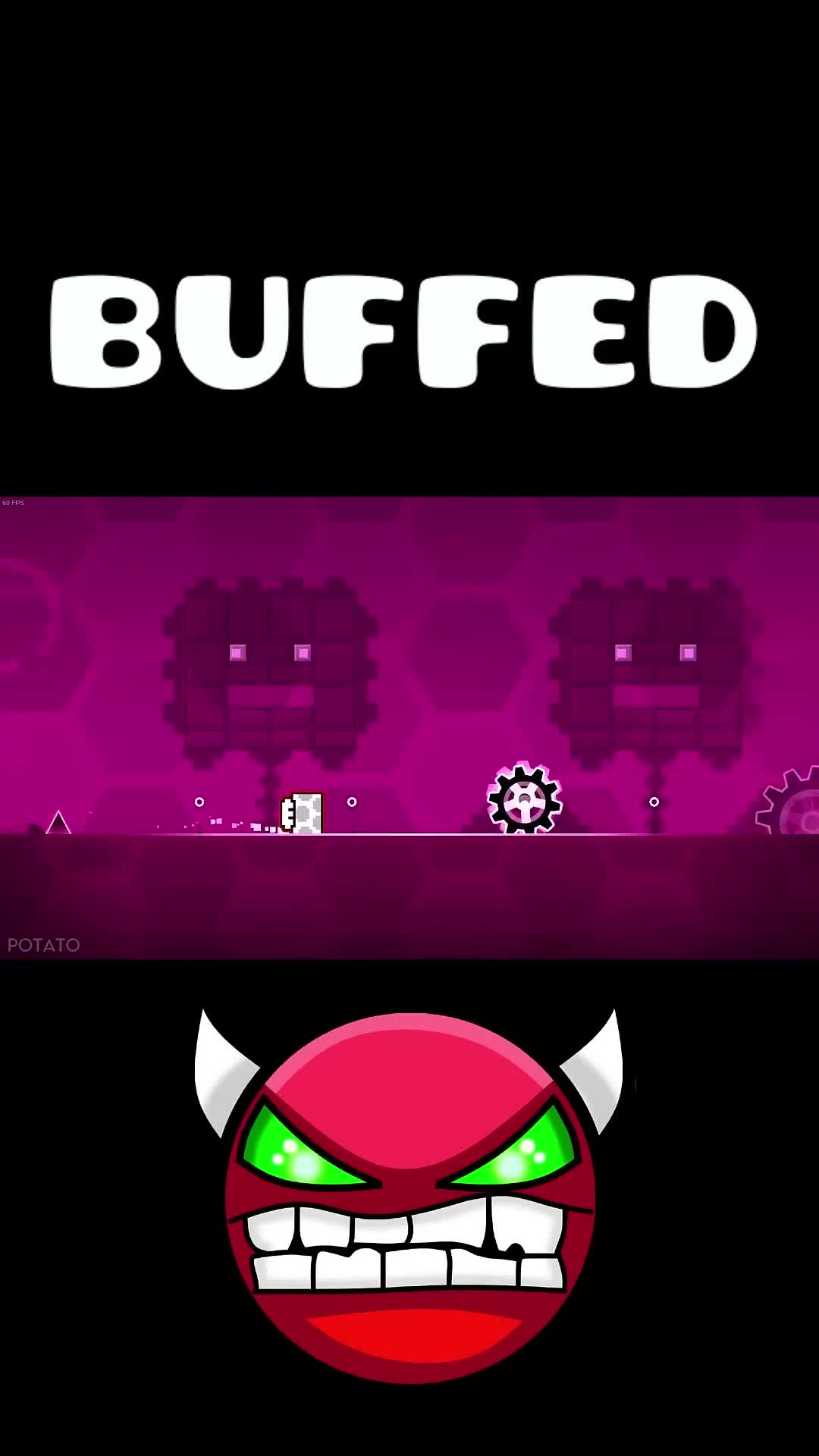 Blast processing impossible? Geometry Dash #shorts #deluxe12