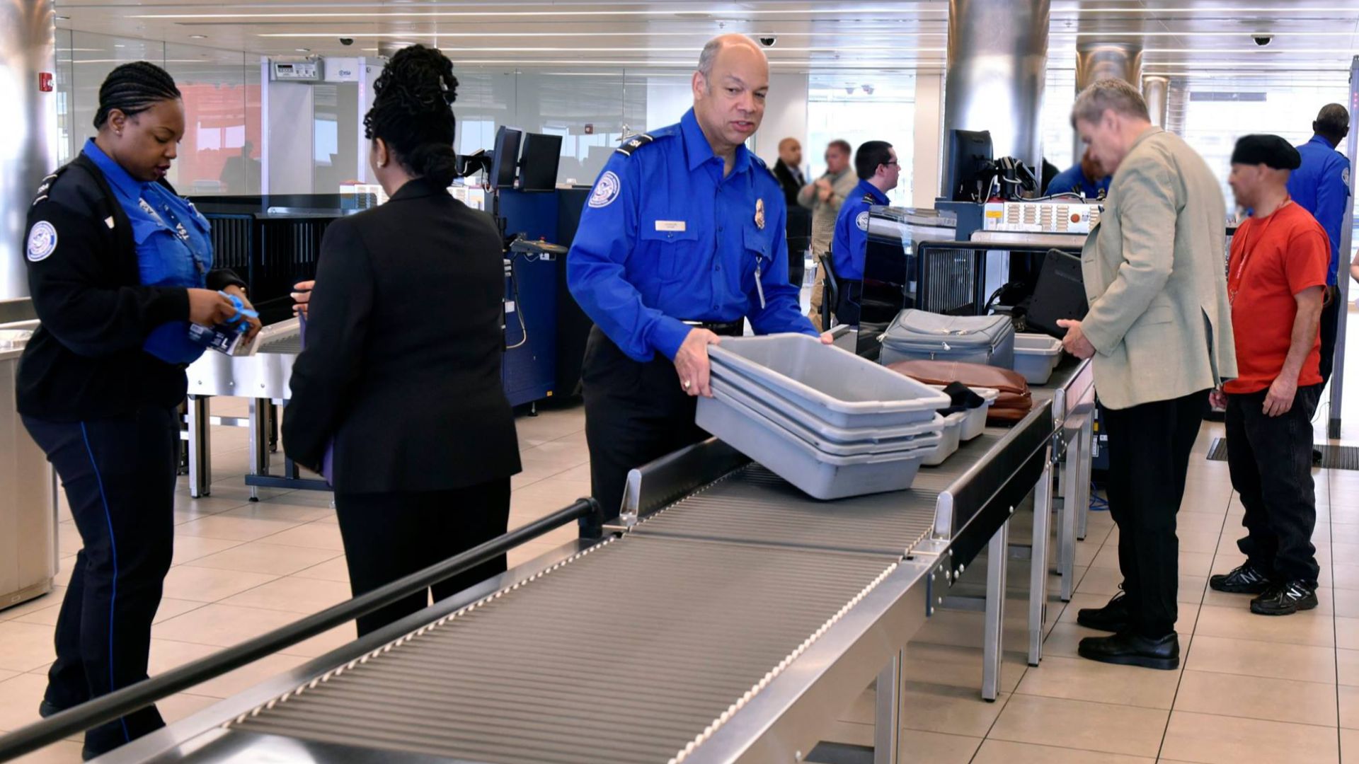 Why does the TSA swab your hands?