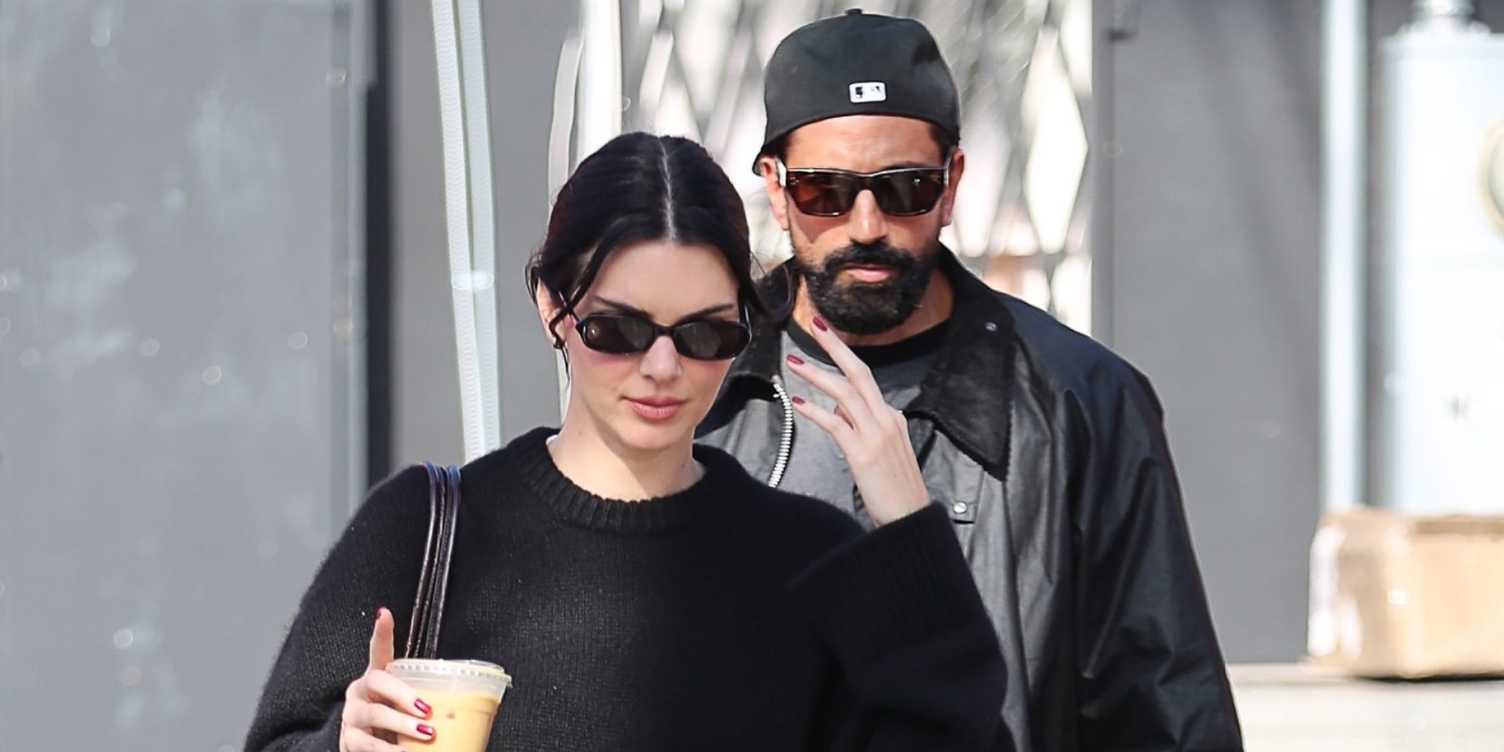 Kendall Jenner goes easy, breezy for a coffee date with perfumer Ben Gorham