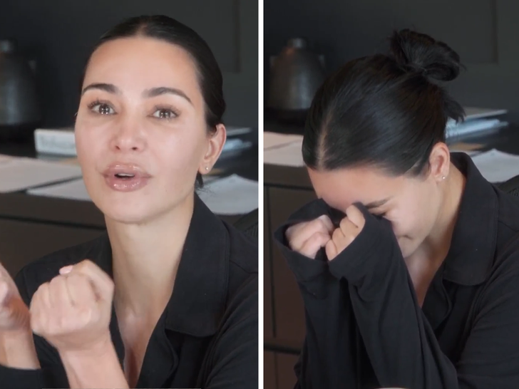 Kim Kardashian says she threw her back out studying for bar exam