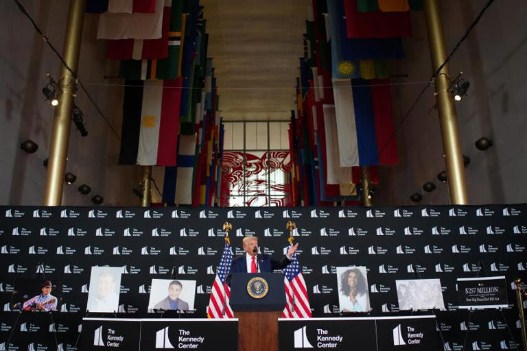Board votes unanimously to rename building Trump-Kennedy Center