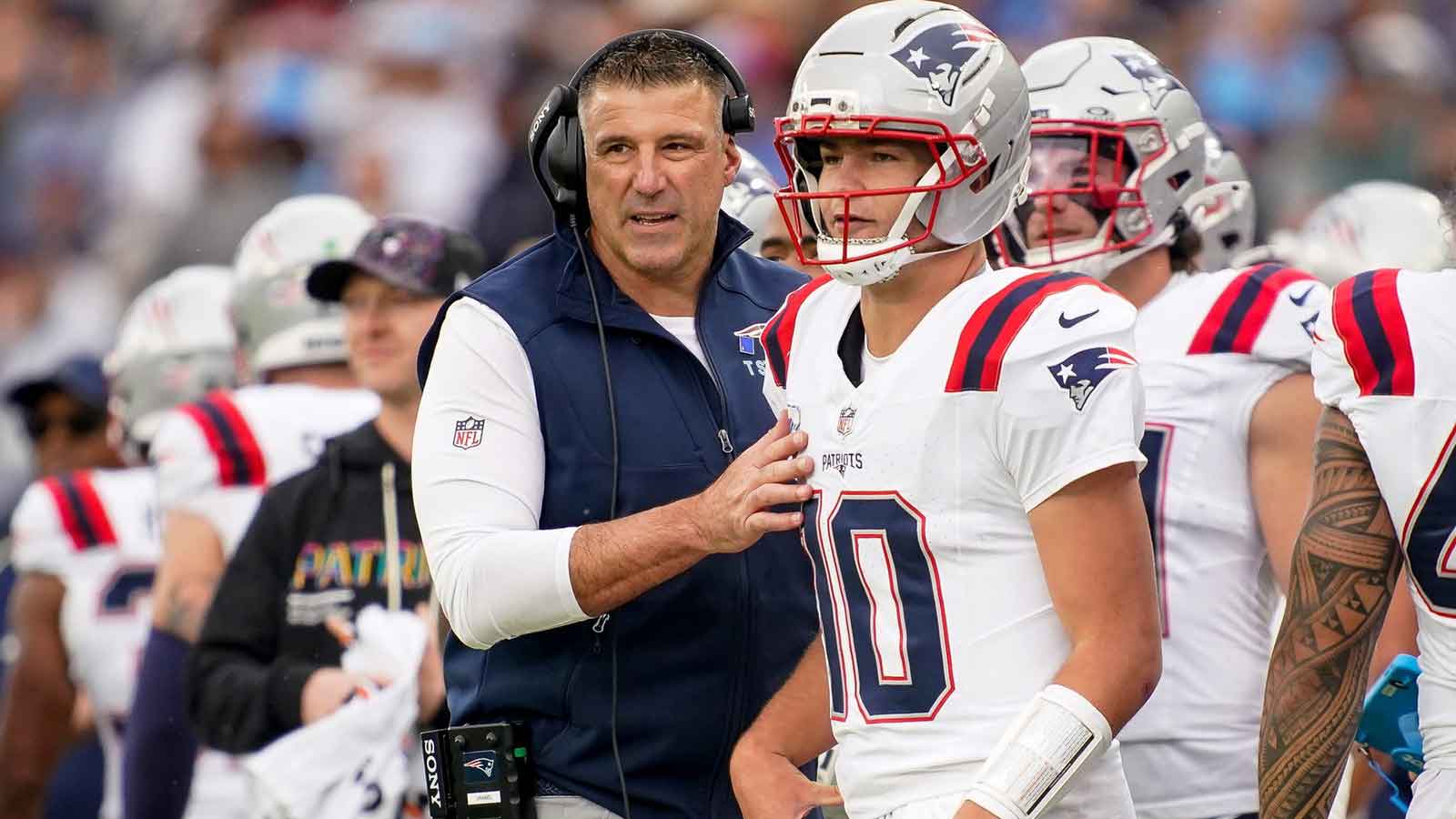 Patriots’ Drake Maye reveals Mike Vrabel’s eye-opening message before ...