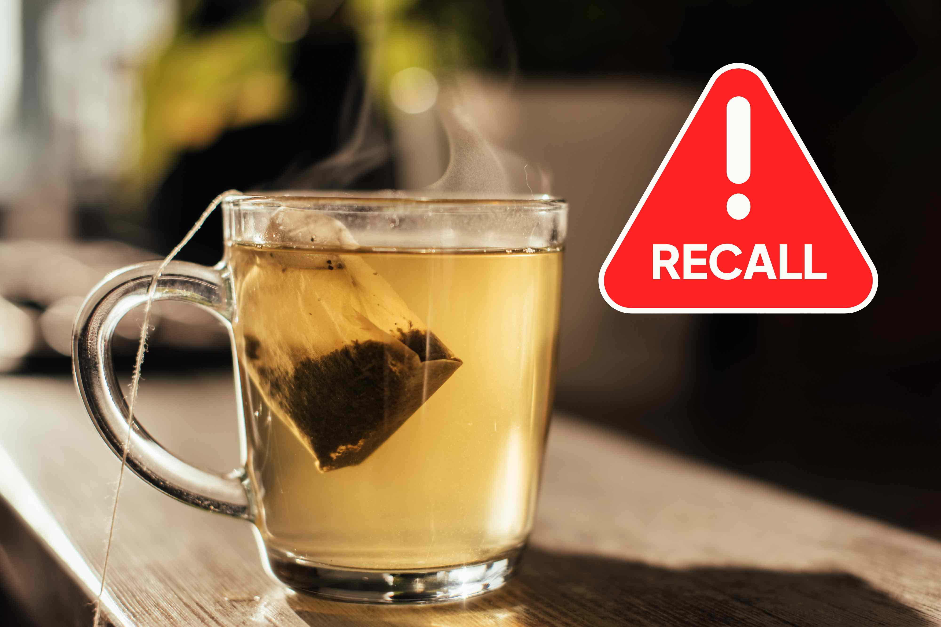 FDA announces tea recall due to salmonella—nearly 30,000 bags affected