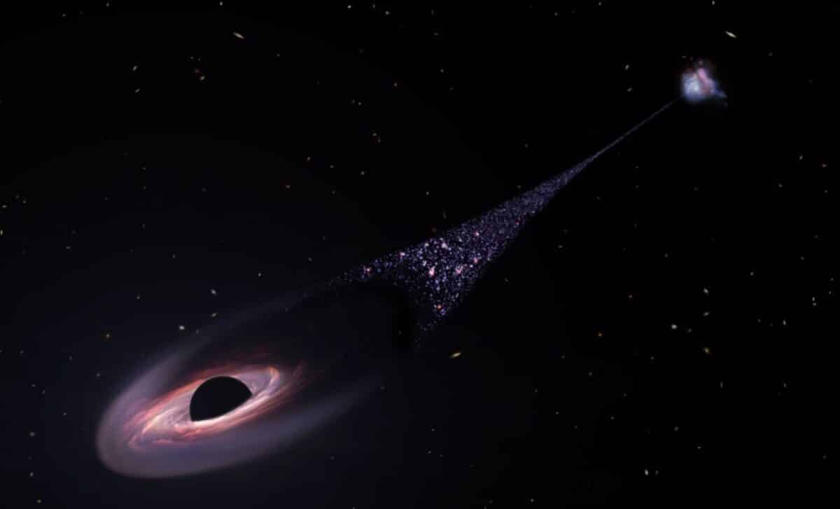 Astronomers spot first-ever ‘runaway’ black hole speeding through space ...