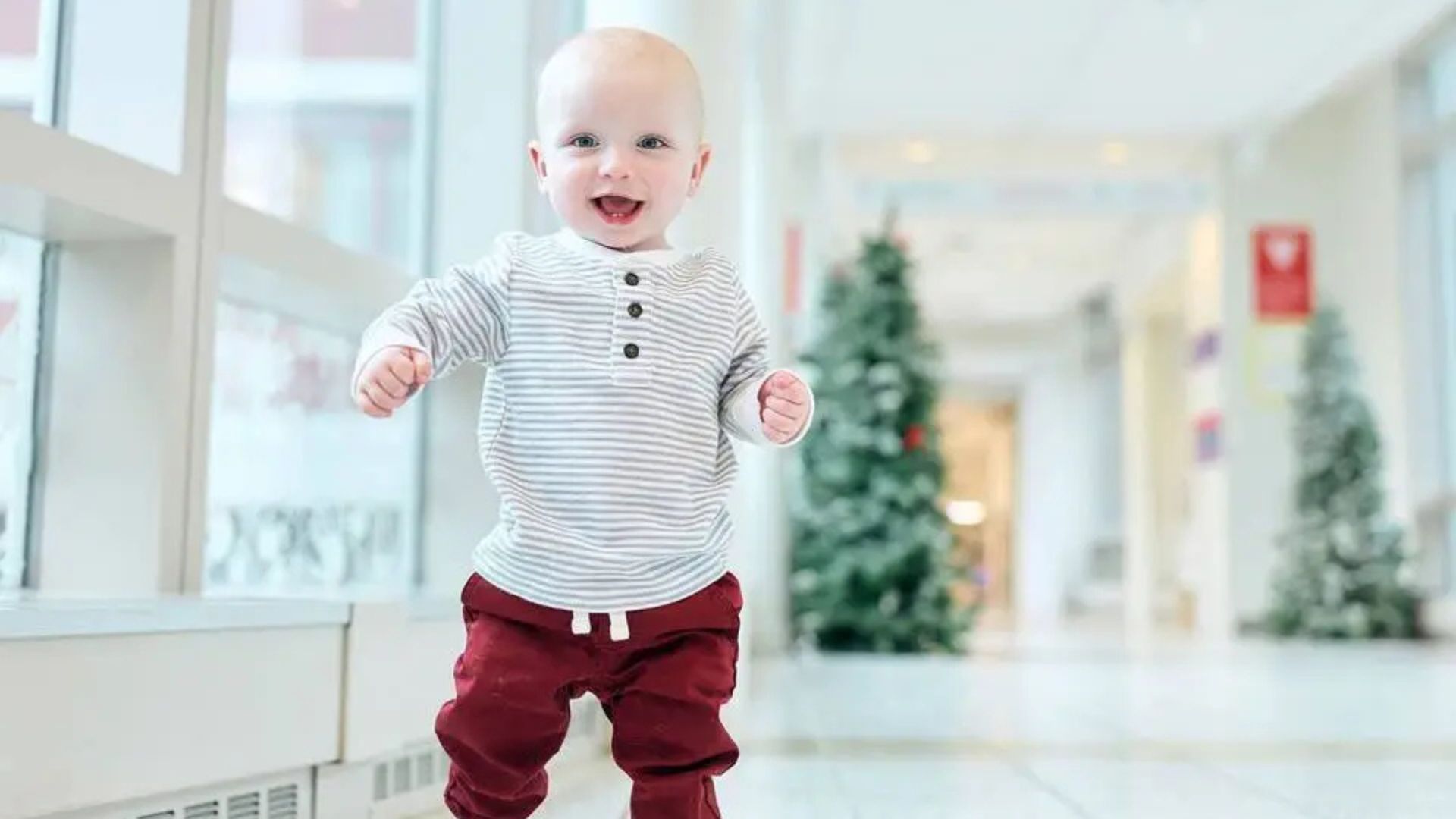 Home for Christmas: Baby treated with world-first CRISPR therapy takes ...
