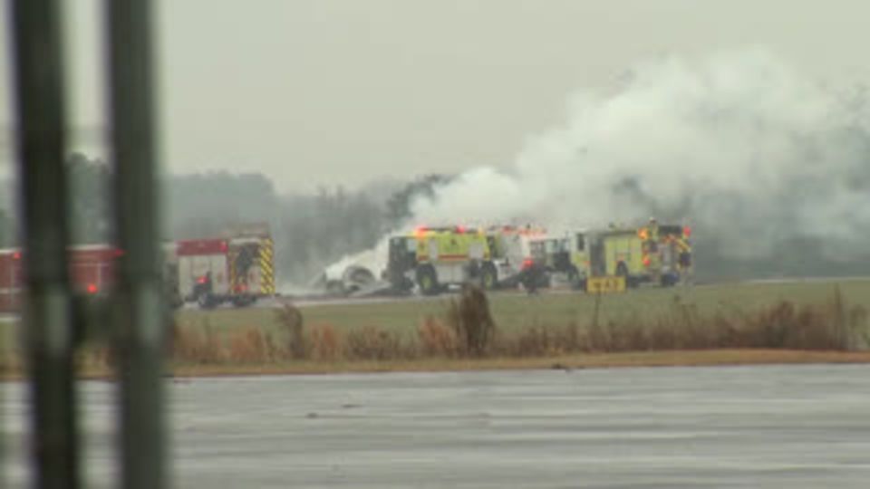 Private jet crash in North Carolina kills six
