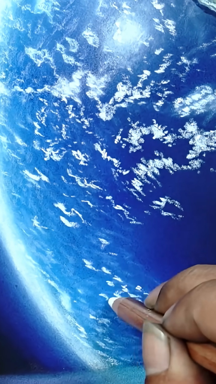 Master a unique earth drawing with amazing step by step tutorial