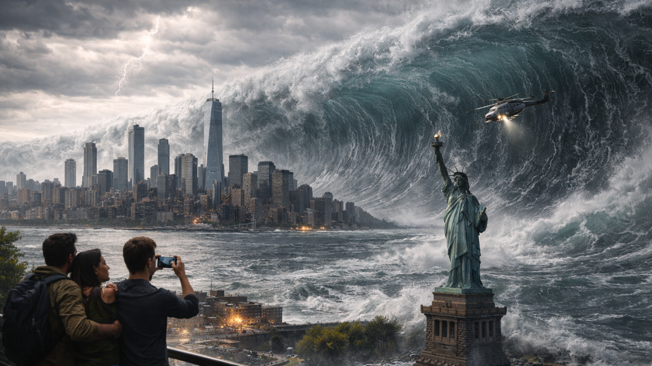 1,000-foot mega tsunami could drown millions in minutes, scientists warn