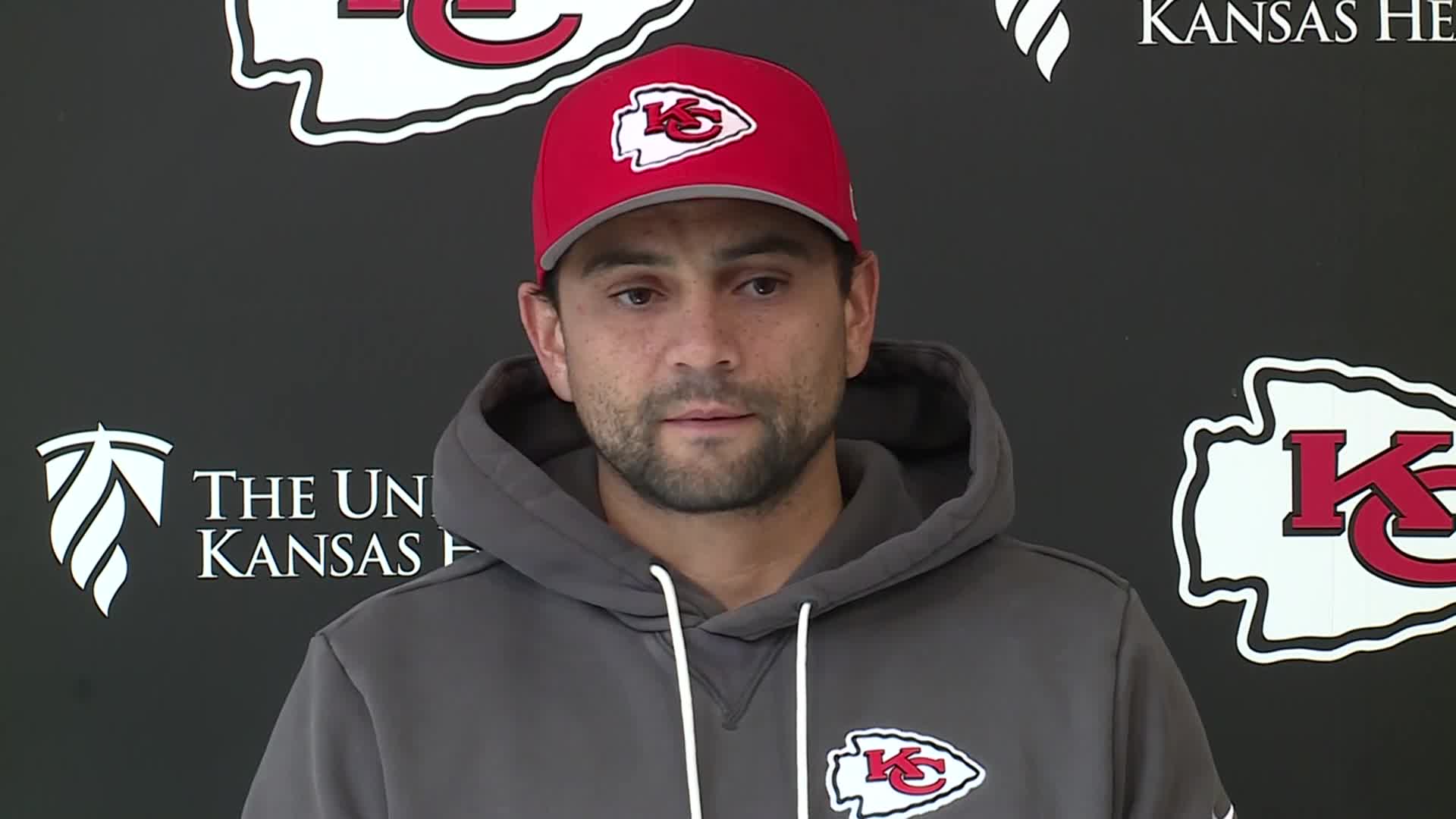 Chiefs receivers coach Connor Embree says the young guys continue to ...