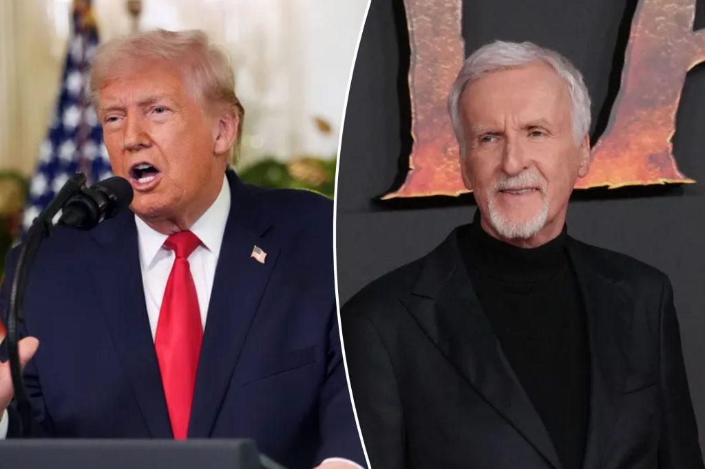 James Cameron compares 'narcissistic' Trump to Nero while discussing AI ...