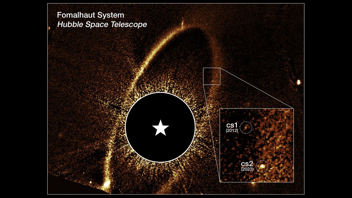 Astronomers catch incredible first direct images of objects colliding ...