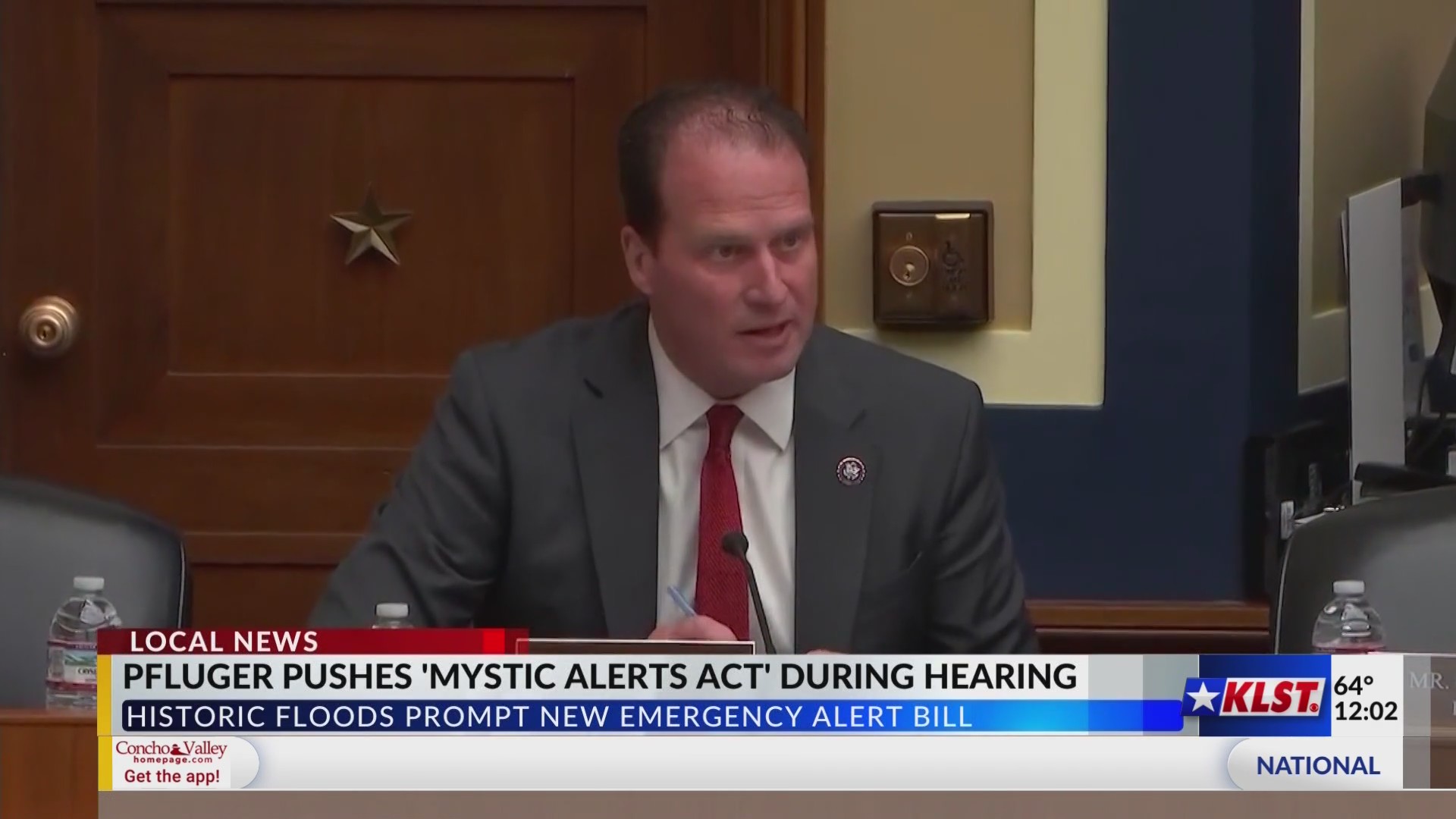 Rep. Pfluger outlines Mystic Alerts Act for rural safety