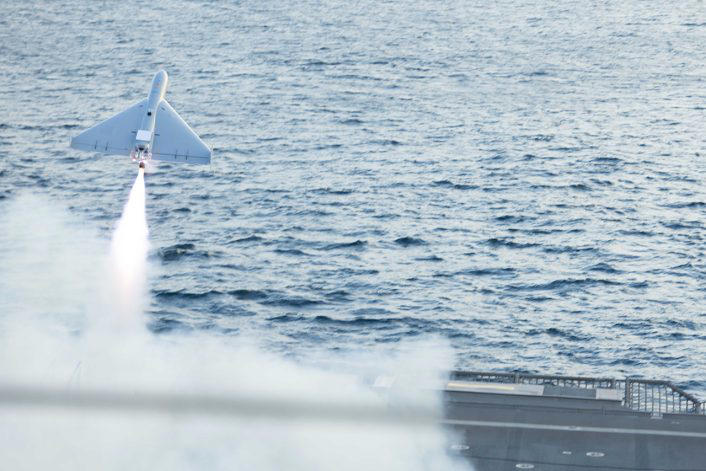 US Navy conducts first shipborne launch of LUCAS one-way attack drone