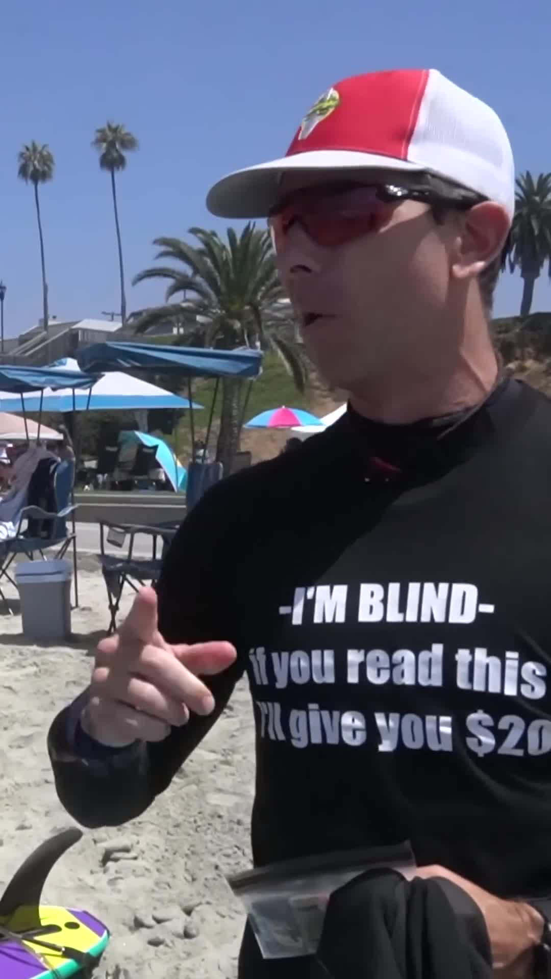 I had to pay someone to read my shirt (again)