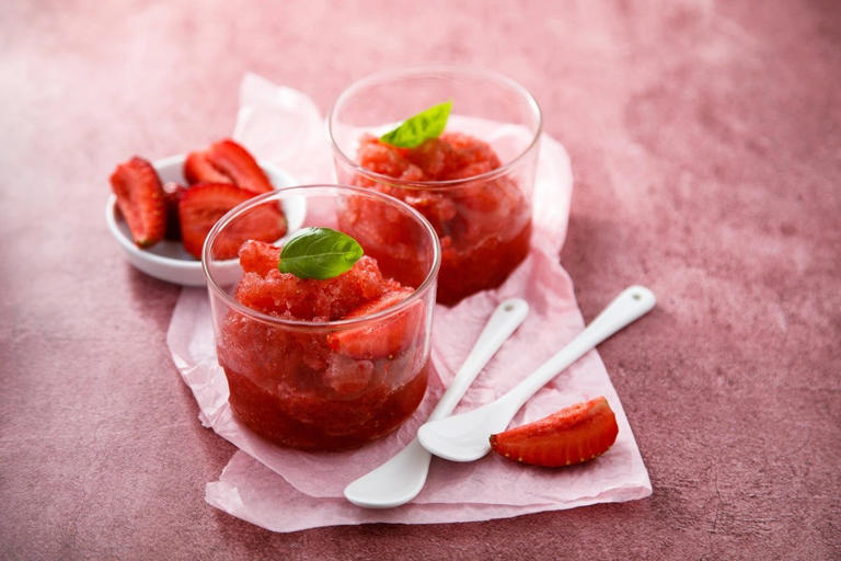 Sorbete de sandía, un postre refrescante y saludable