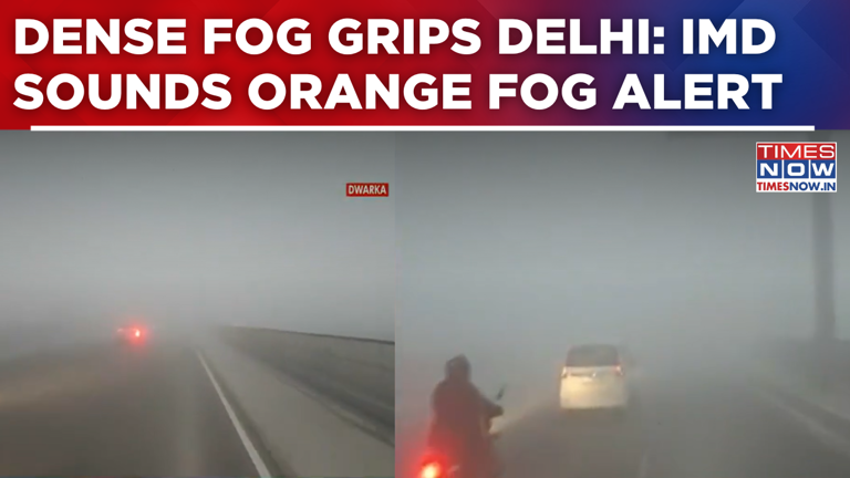 Delhi on red alert! Dense smog shrouds city, troubles commuters ...