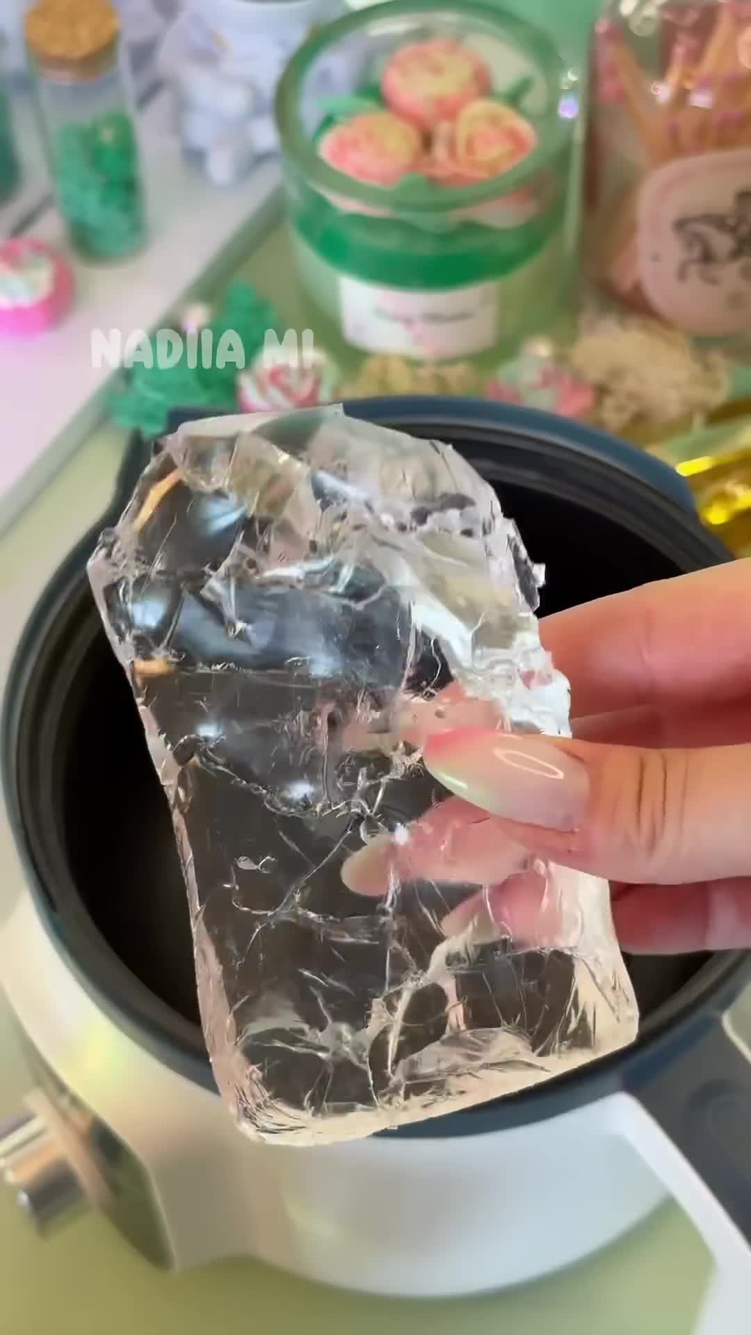 Pink ocean candle DIY 💖 | ASMR water candle magic