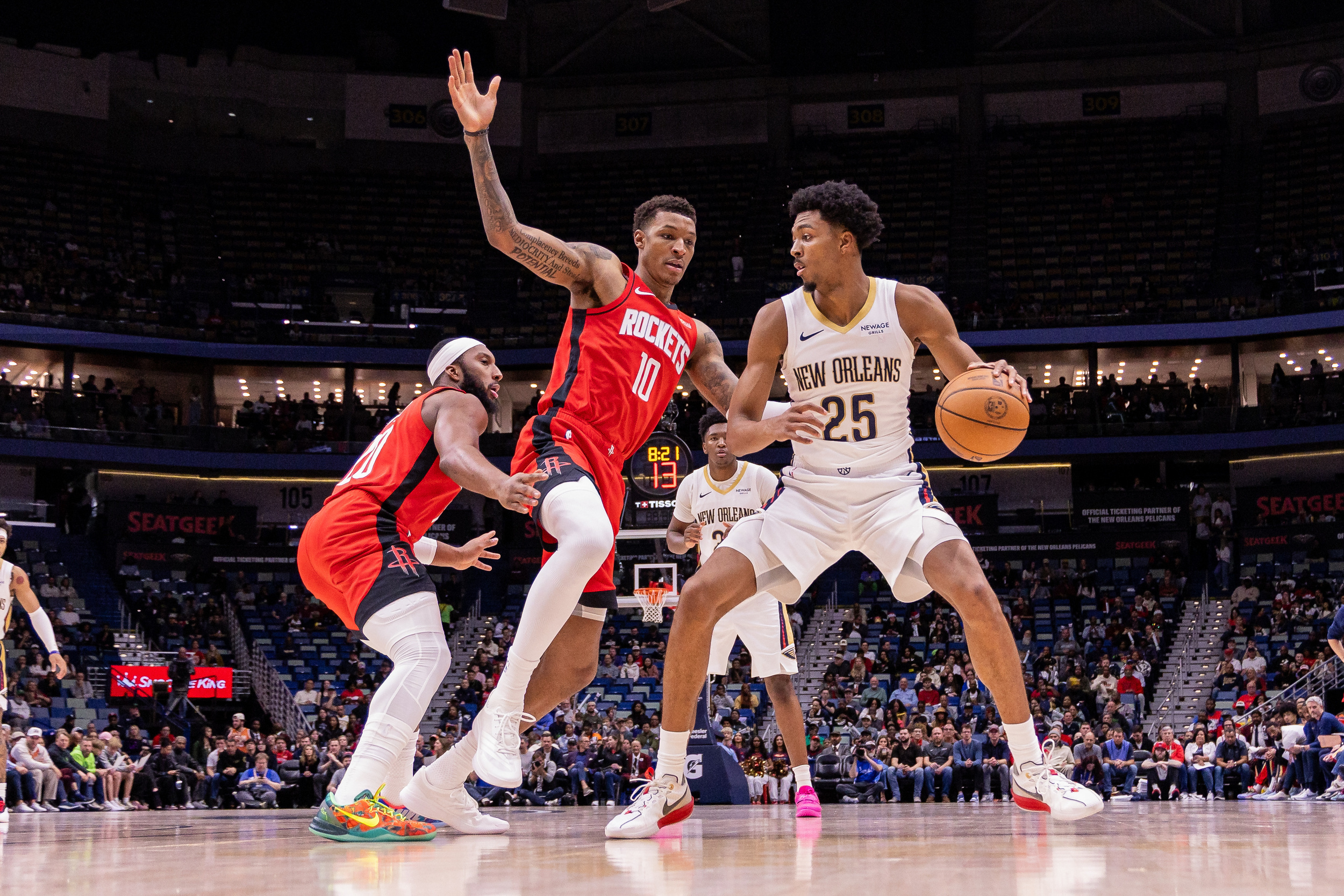 Rockets' second-half collapse to lowly Pelicans leads to third loss in ...