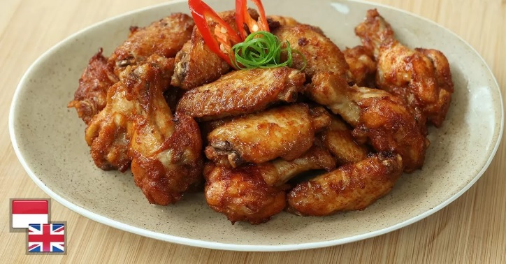 Resep spicy chicken wings