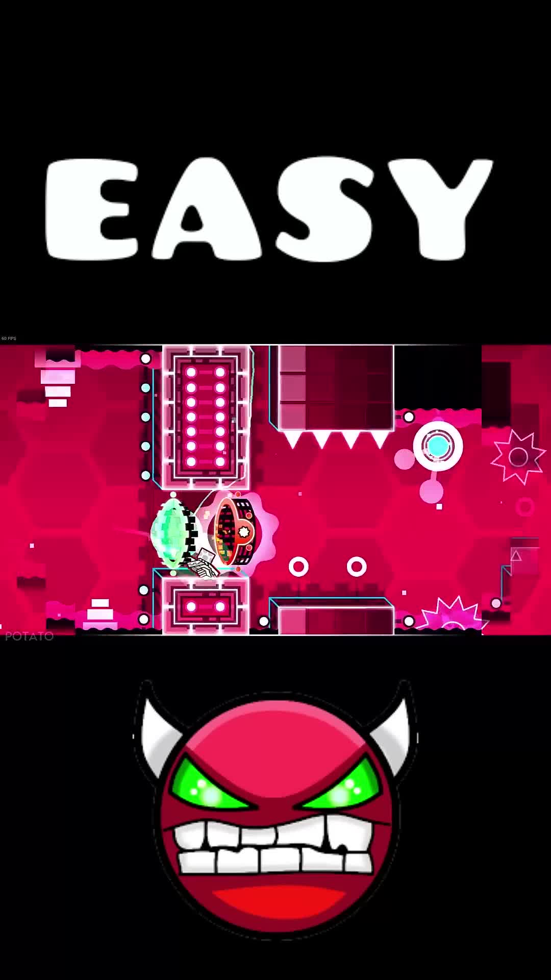 Blast processing impossible? Geometry Dash #shorts