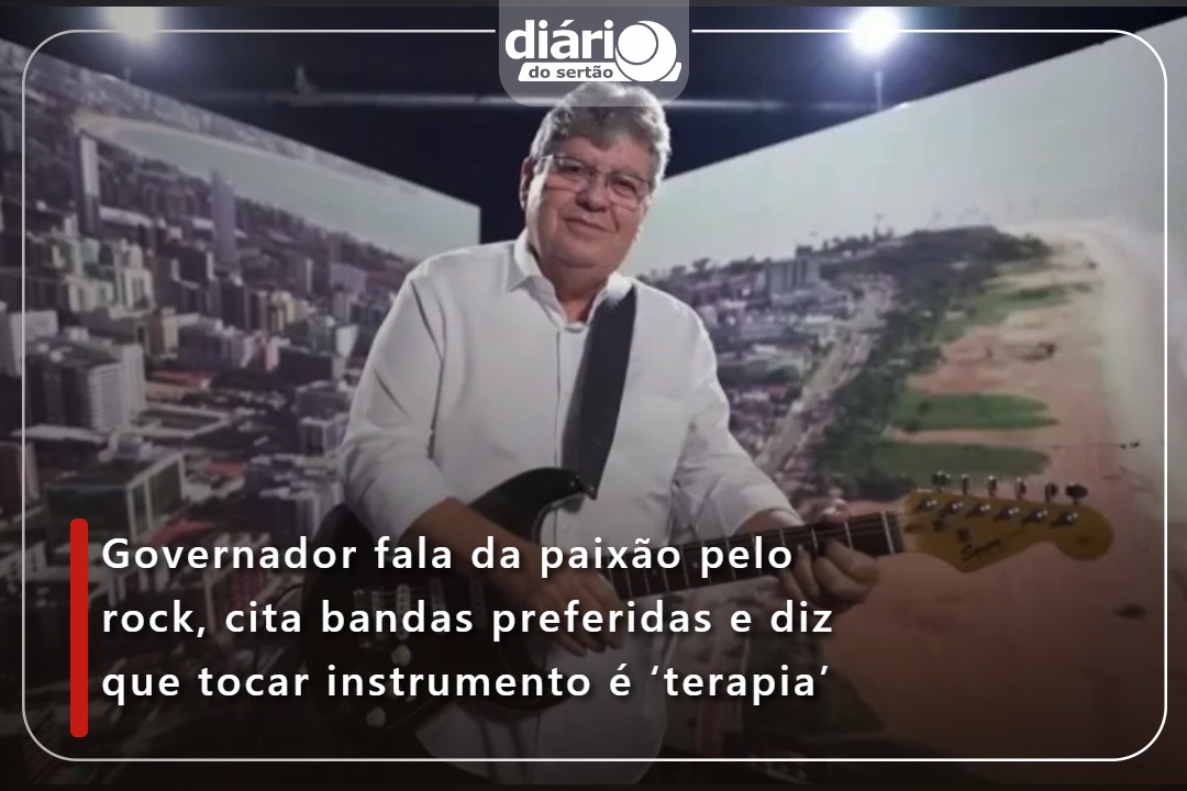 Governador fala da paixão pelo rock, cita bandas preferidas e diz que ...