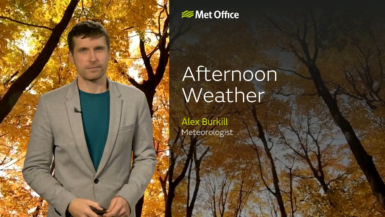 Met Office Thursday afternoon weather forecast 13/11/2025