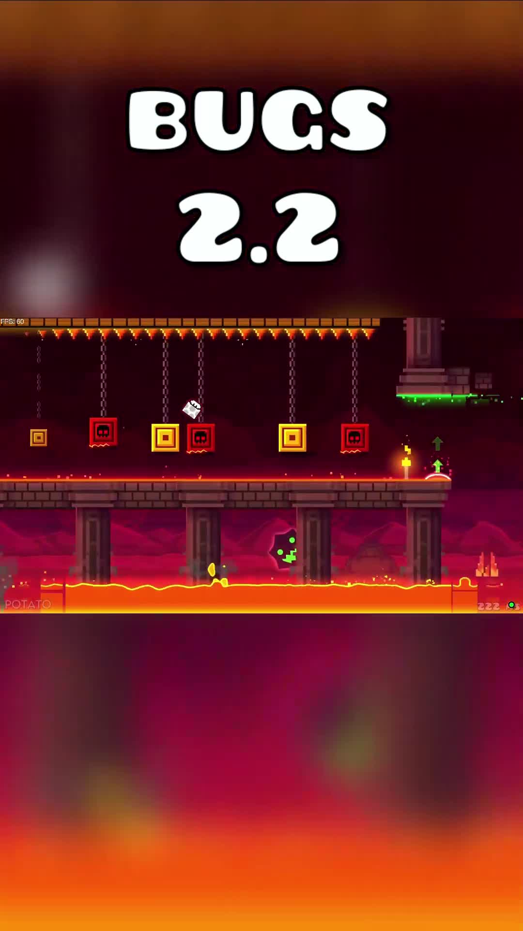 Dash 2.2 update? #shorts #viral #bugs #meme #geometrydash