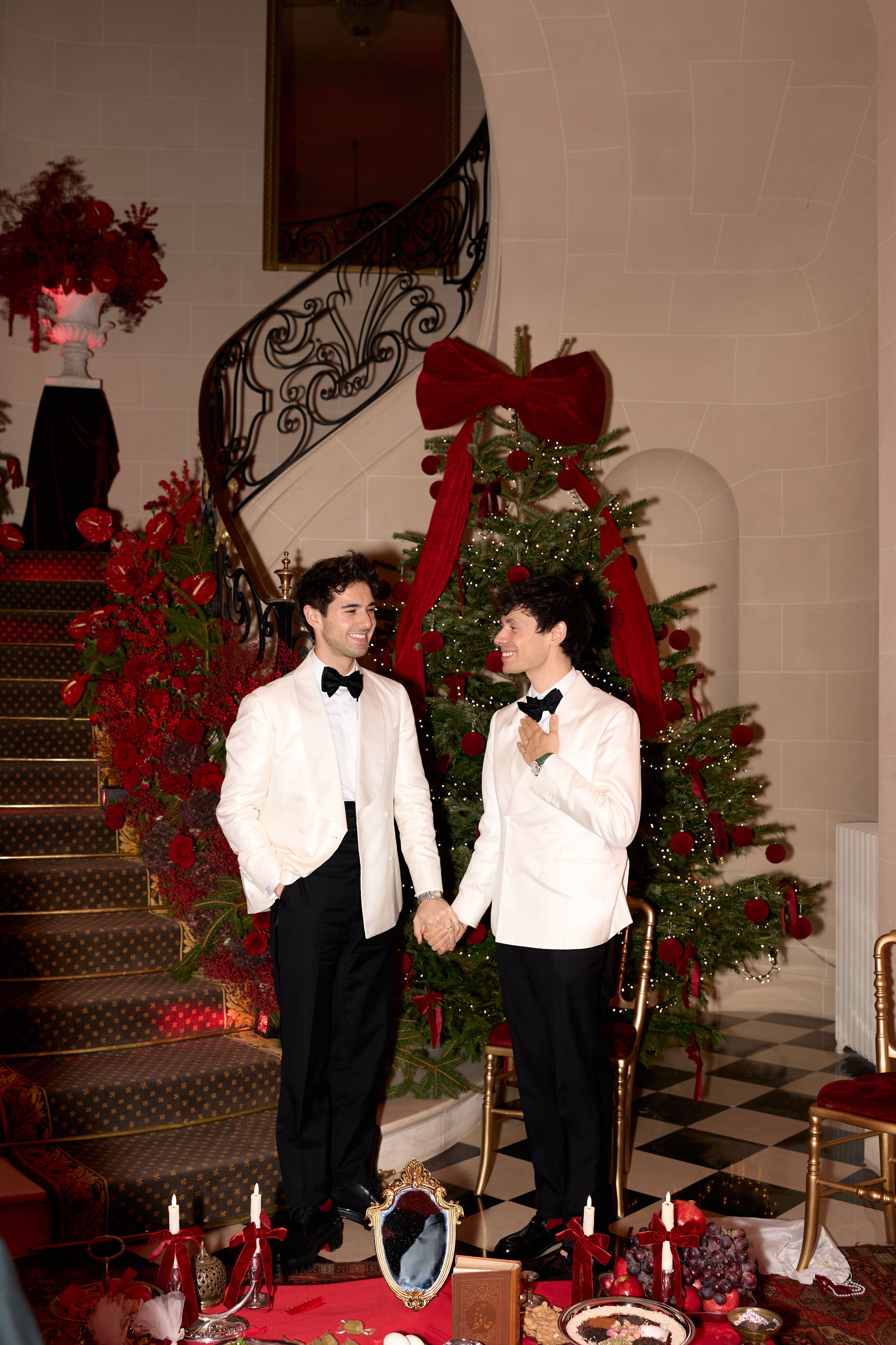 Pour leur mariage, Brice et Thomas ont imaginé une cérémonie où le ...