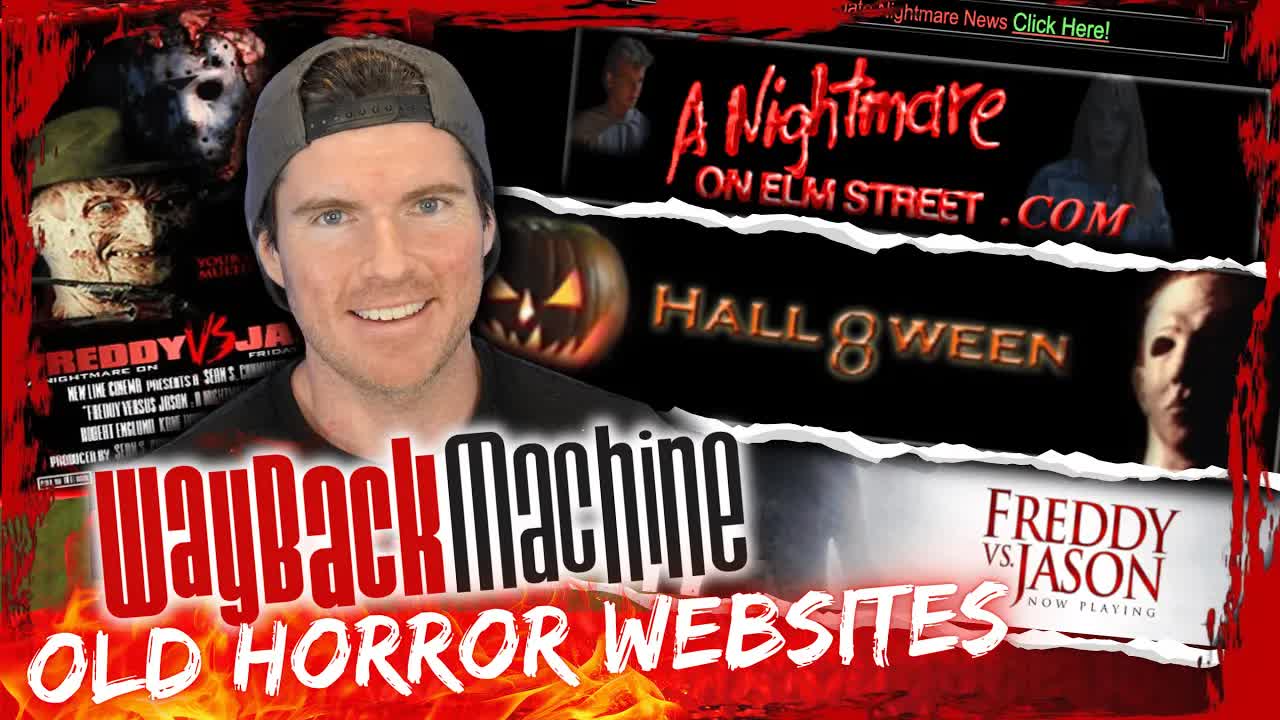 Visiting old horror websites on the Wayback Machine