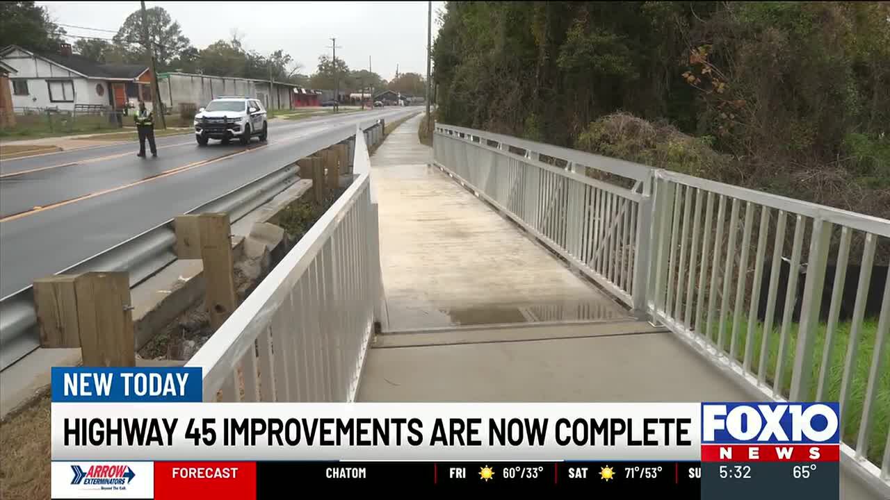 Mobile completes long-awaited Highway 45 improvement project