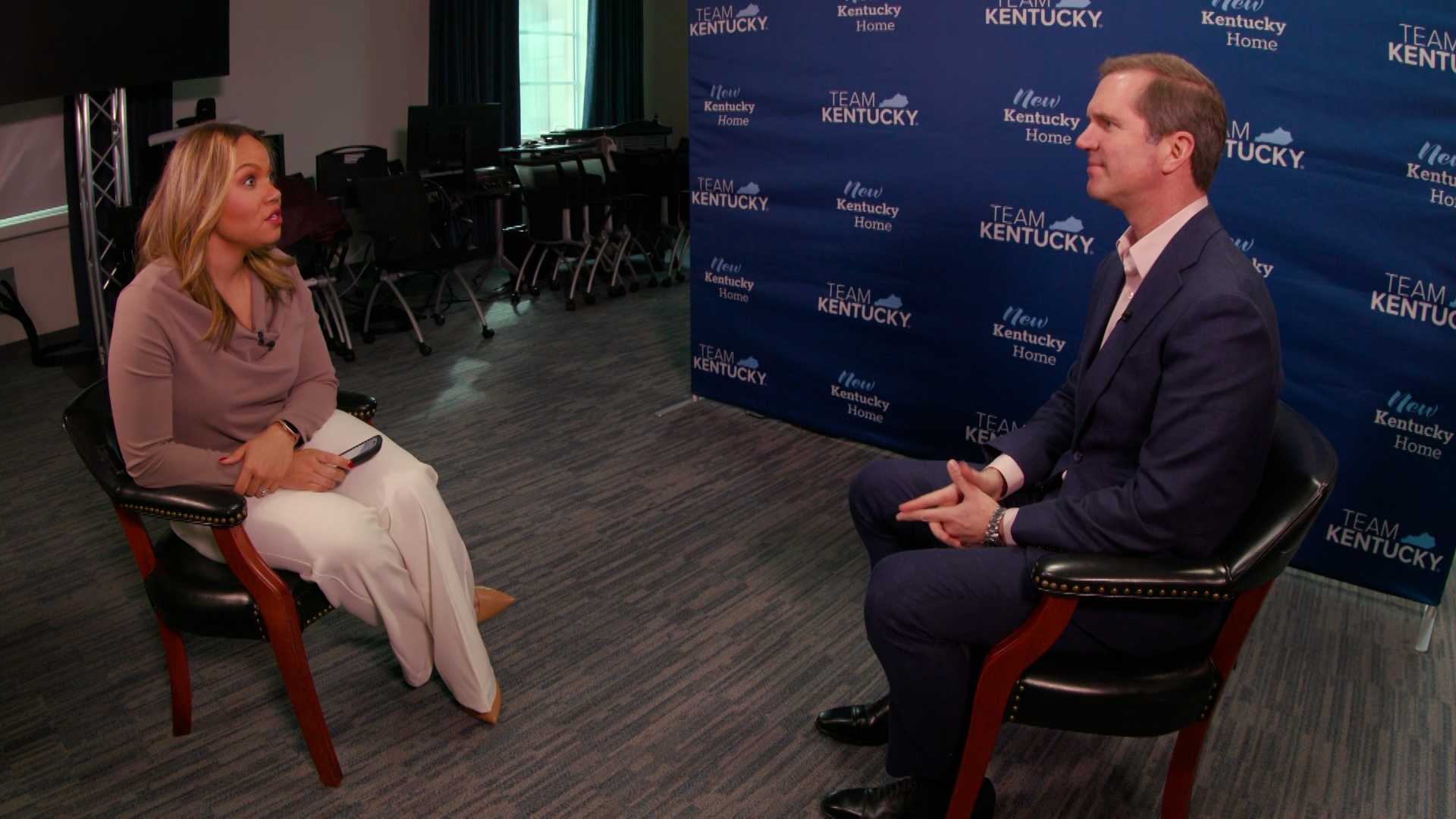 WLKY's Caray Grace sits down with Gov. Andy Beshear for one-on-one ...
