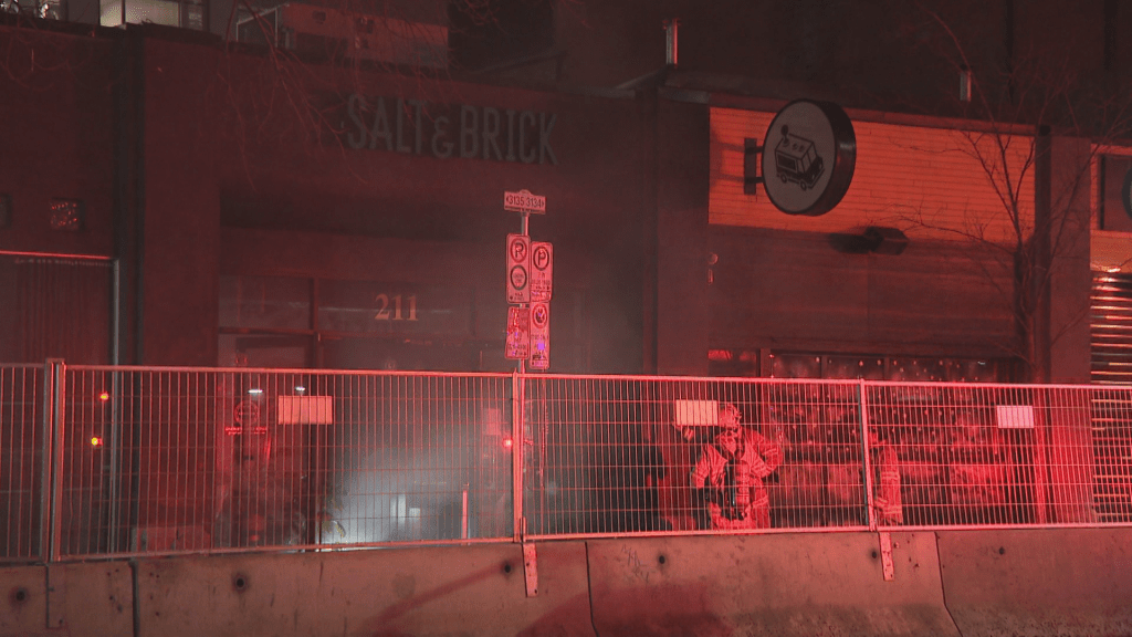Calgary police seek to identify potential arson suspect