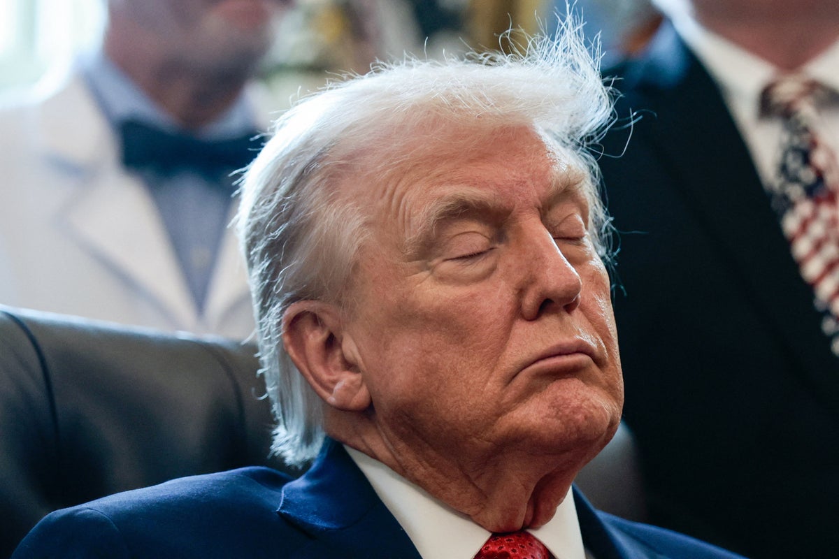 Newsom trolls Trump after president’s eyes seen drooping at event